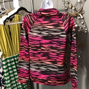 Fila | Jackets & Coats | Fila Pink Zebra Half Zip Jacket Size Small ...